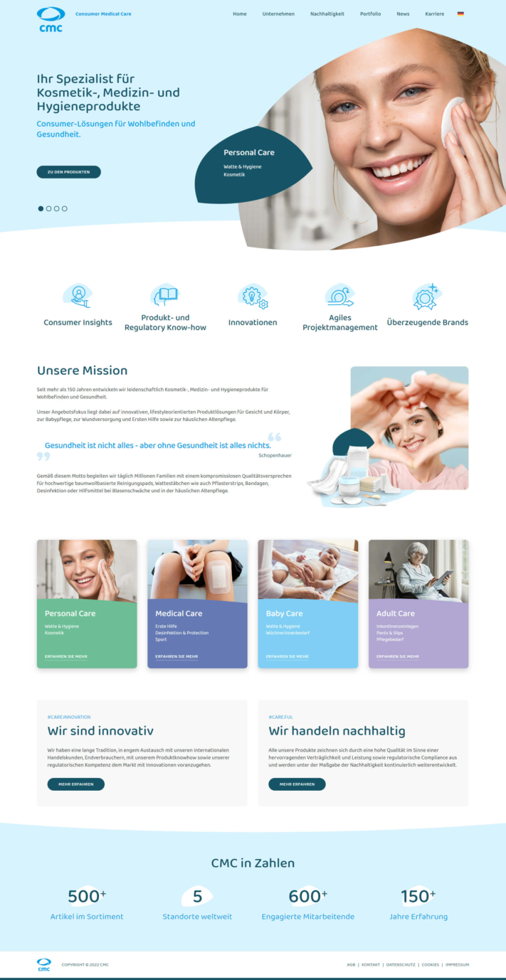 Marketing-Agentur Referenz: CMC (neu) - PixelProduction